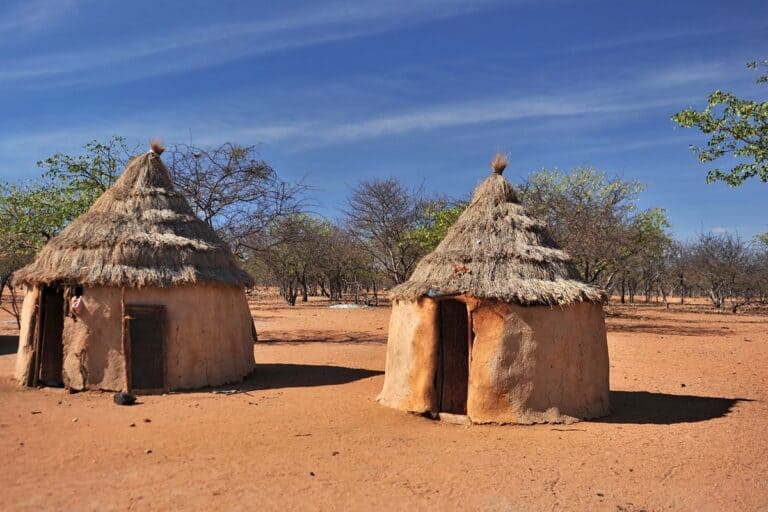 Maisons typiques en Angola