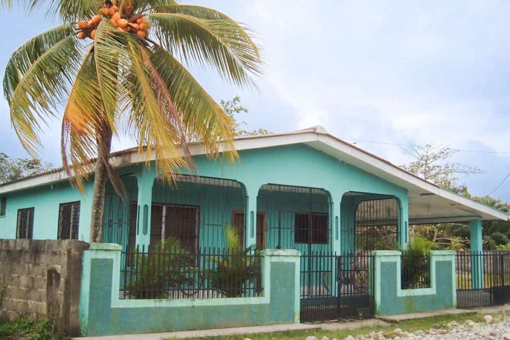 Maisons typiques au Honduras
