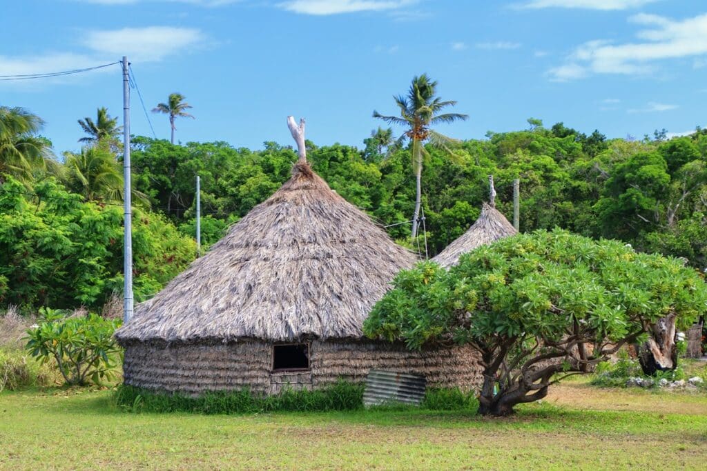 La hutte traditionnelle kanak (Nouvelle-Calédonie)