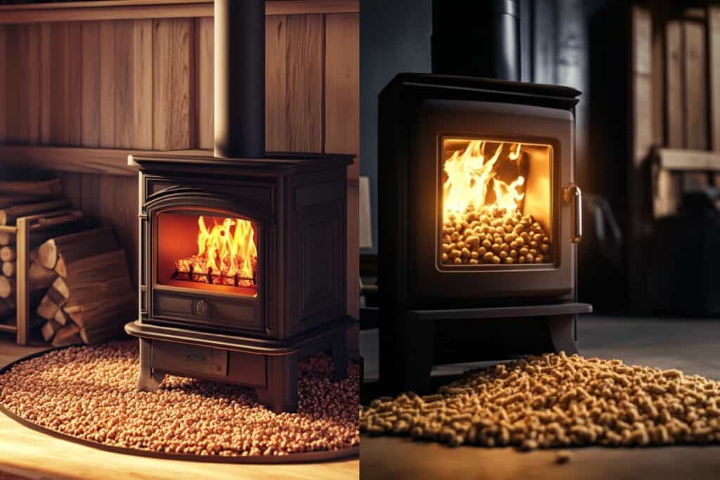 Poêle à bois vs poêle à granulés : comment choisir